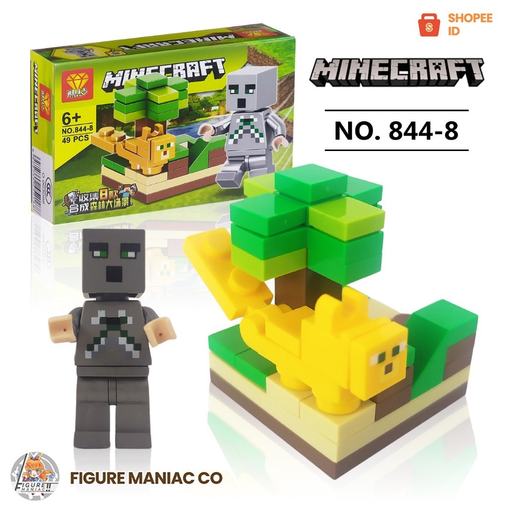 Figure Maniac - Kids Toys Stacking Blocks/Nano Block Bricks Minecraft ...
