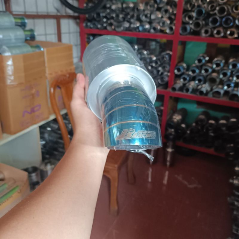 Js Racing Blue car exhaust dry bass sound for all car types | Shopee ...