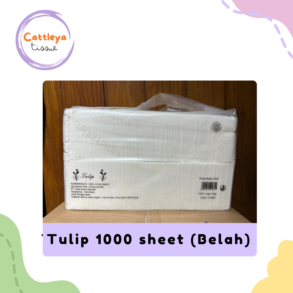 Tulip Facial Tissue Split 1kg (1000gr) | Shopee Philippines