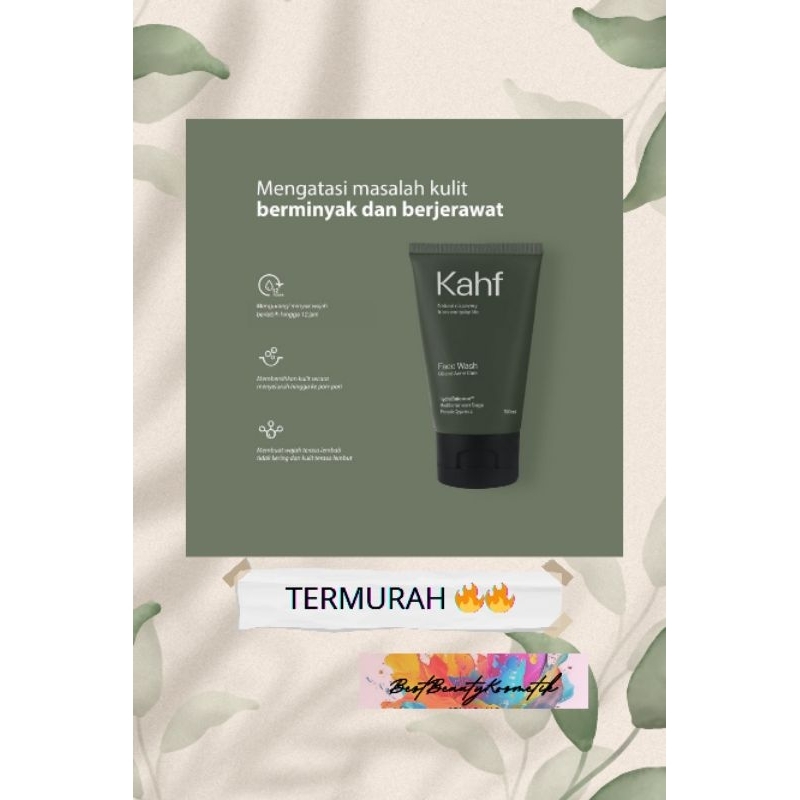 Kahf Oil and Acne Care Face Wash 100 ml - Men's Facial Cleansing Soap ...
