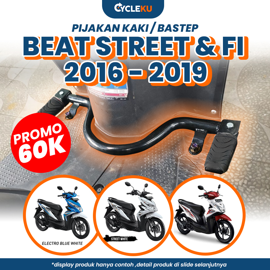 [FREE Footstep] Front Motorcycle Footrest Beat Street Esp / Beat Fi ...