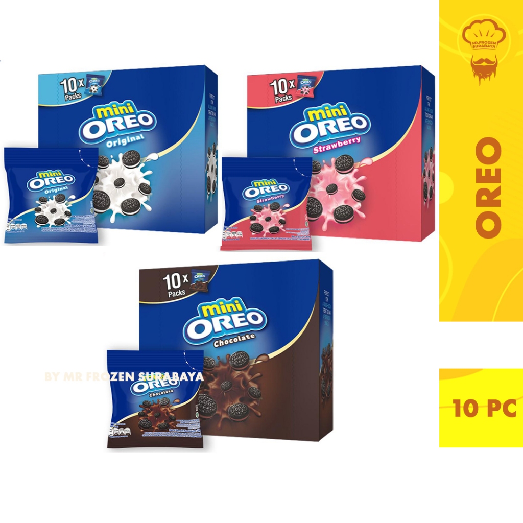 Mini Oreo Biscuit Chocolate Strawberry Vanilla 20.4g For Traveling 1box ...