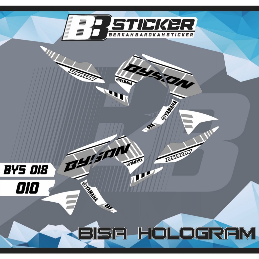 Yamaha Byson Variation Stripping Sticker CAN HOLOGRAM Byson Motorcycle ...
