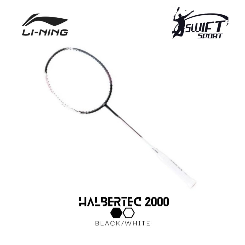 Halbertec 2000 Lining Badminton Racket/Halbertec 2000 White Black ...