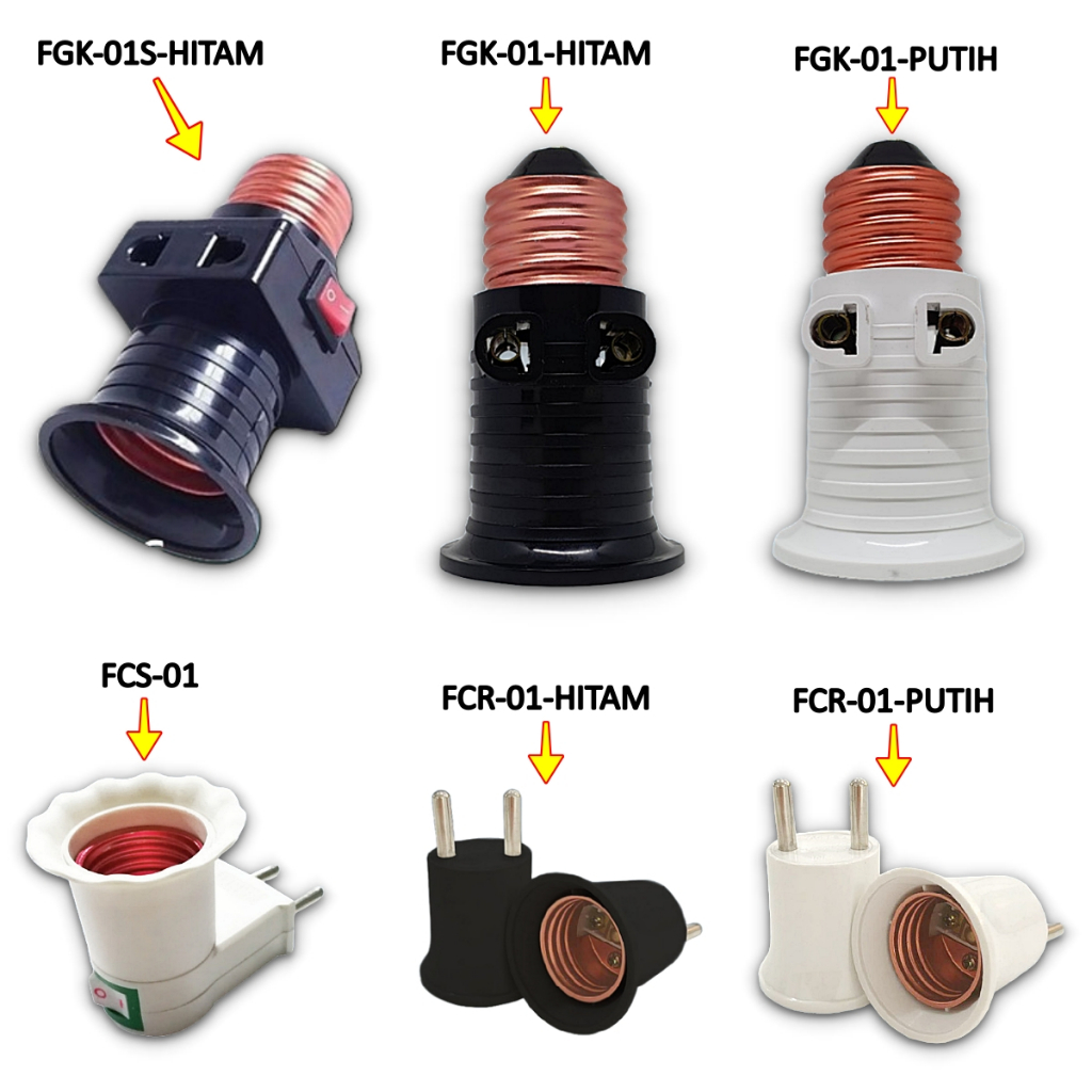 DUTRON Combination Fitting On Off Switch Plug Lamp Socket Fitting BLACK ...
