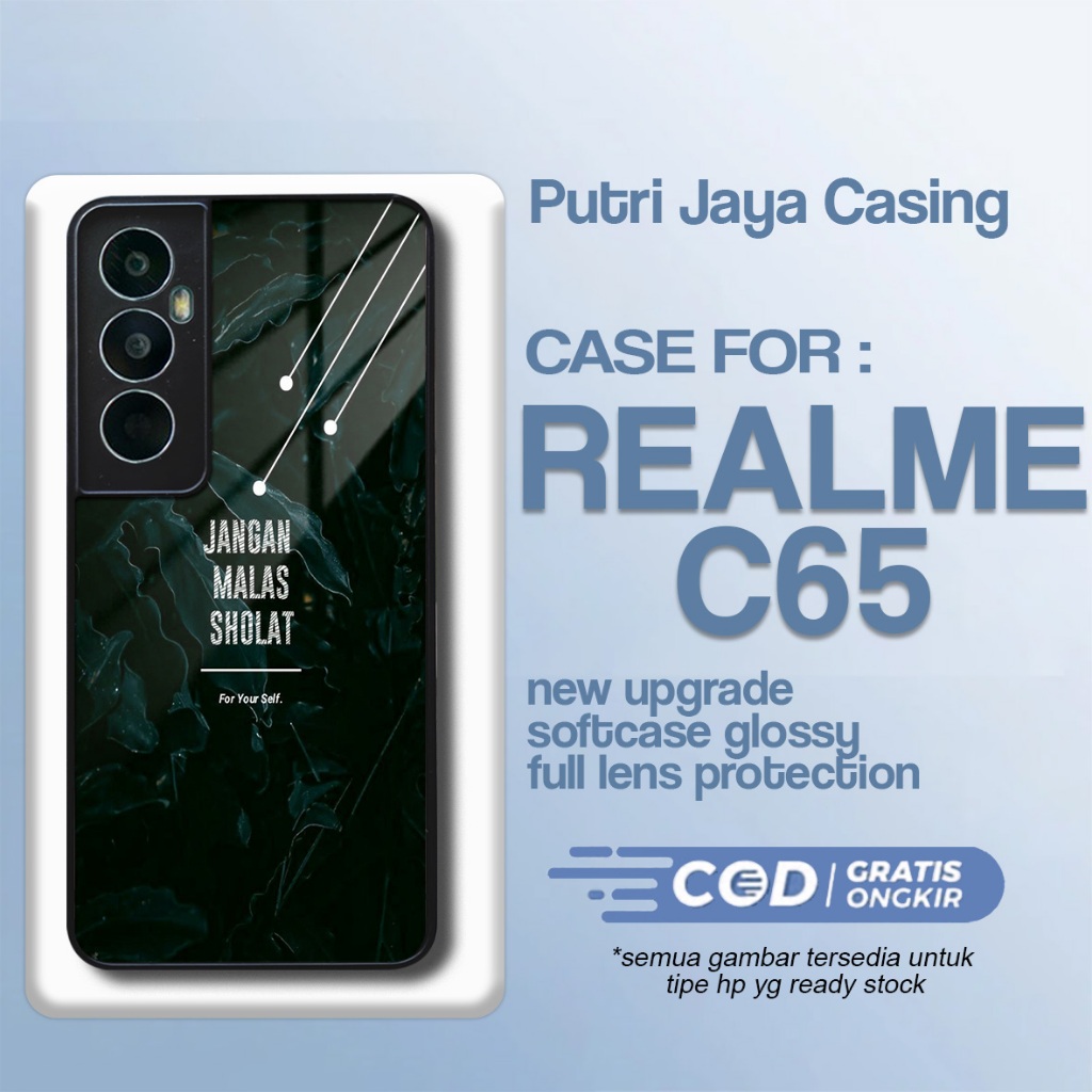 Latest Realme C65 Case Islamic Quotes Case C65 Hardcase Softcase Glossy ...