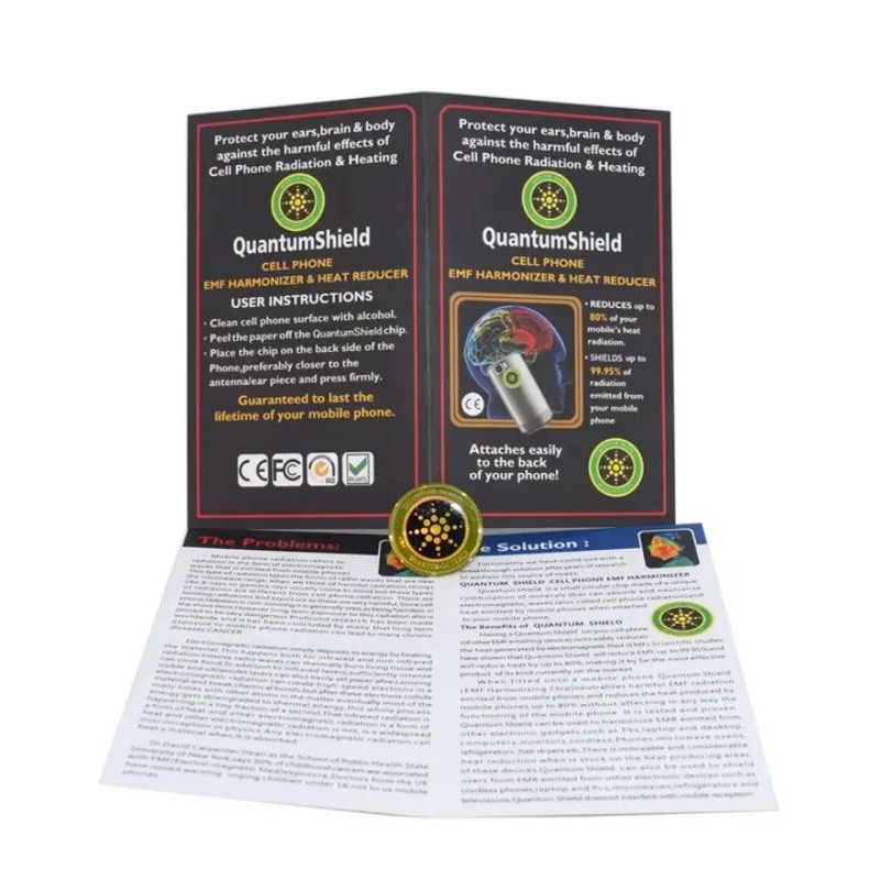 Hp Quantum Shield Cell Phone Anti Radiation Sticker EMF Wave Balancing ...