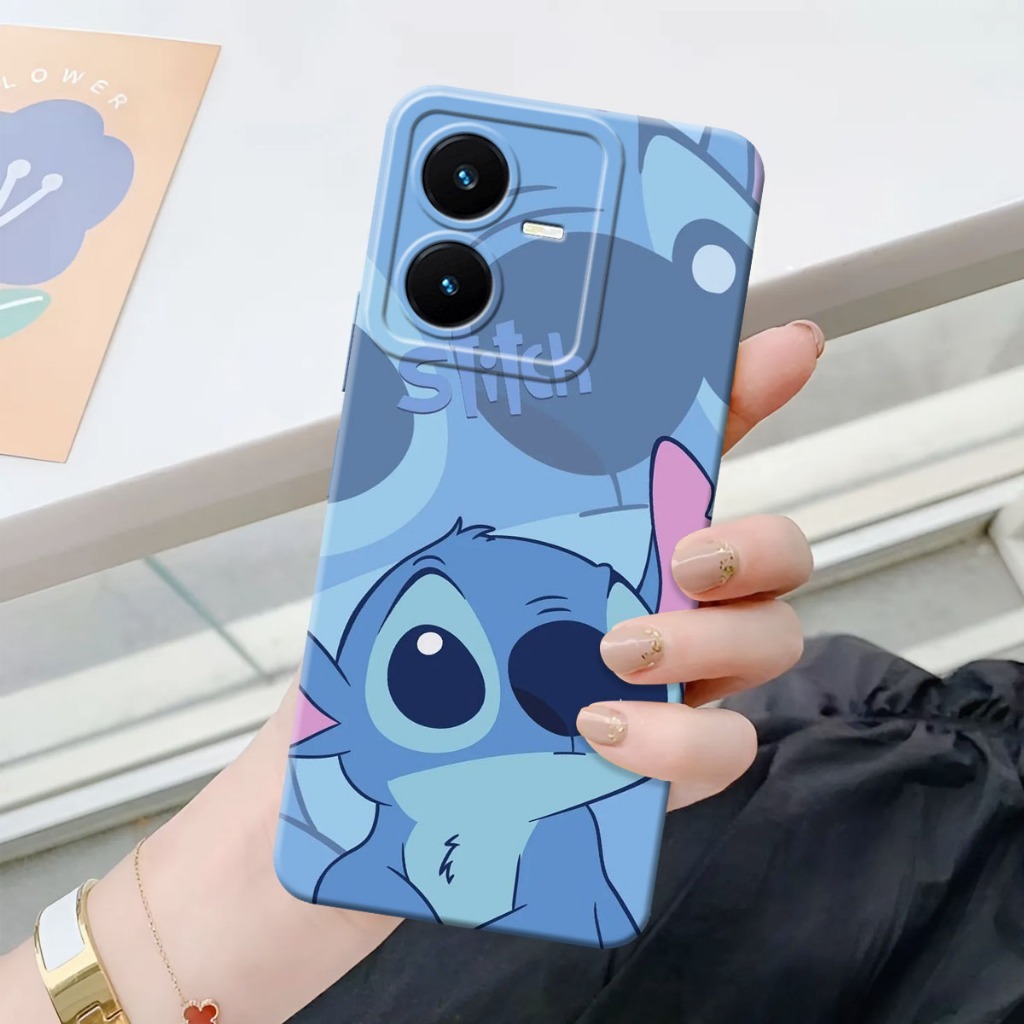 (FA-01) VIVO Y22 Procamera Case cartoon stich (other type via chat ...