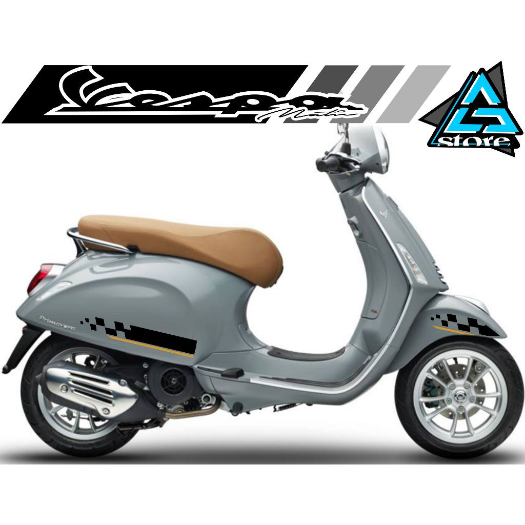 Vespa CUTTING STICKER/V.381/EMOR VESPA STICKERS/ VESPA MOTORCYCLE ...