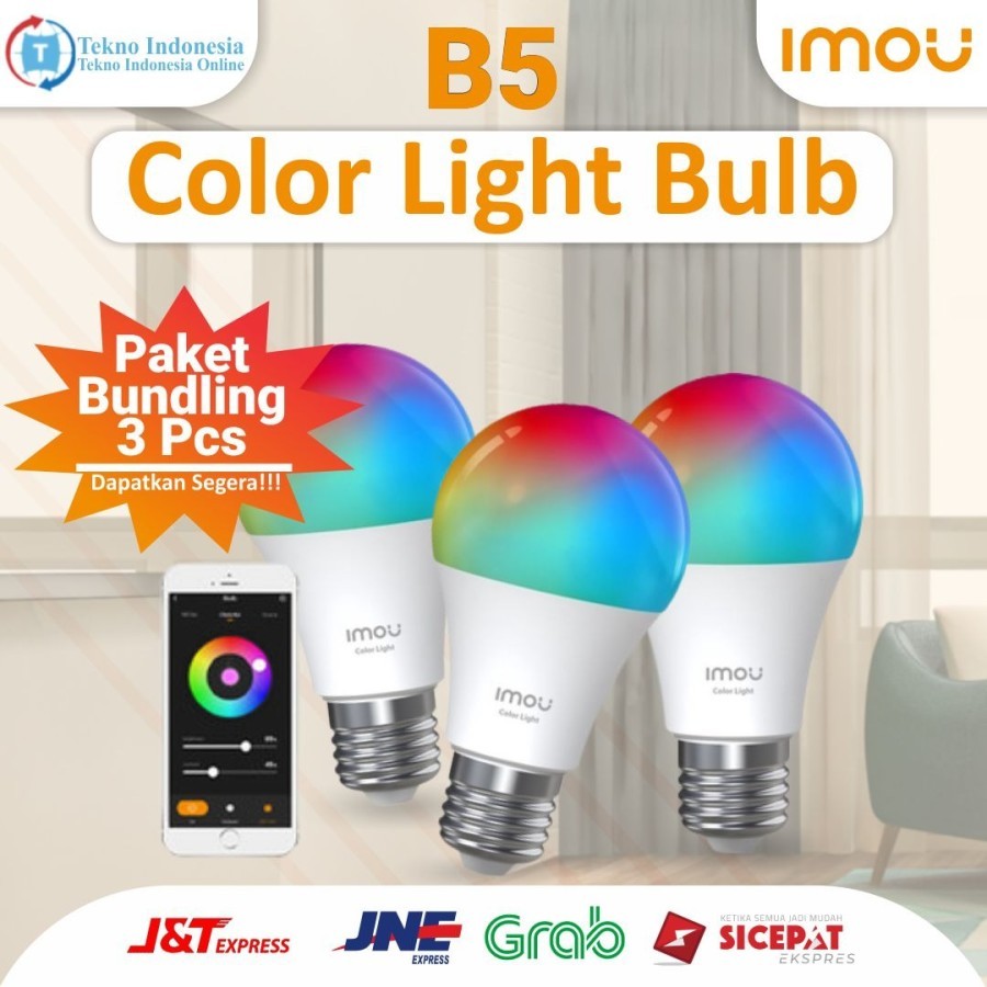 Smart home colored lights - IMOU 9W Color LED Light Bulb 806Im 9 watt ...