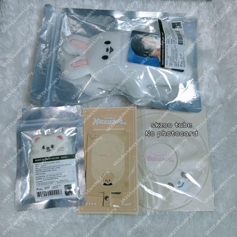 Stray Kids Magic School Merch MD fanmeeting Leebit jiniret foxi.ny puppym Photocard plush holder ...
