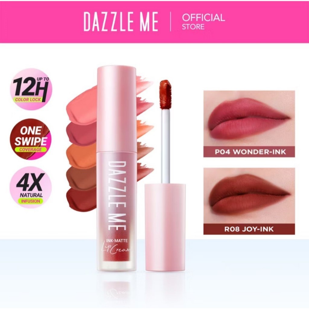 Dazzle ME Ink-Matte Lip Cream | Comfy Matte Finish Long Lasting Liptint ...