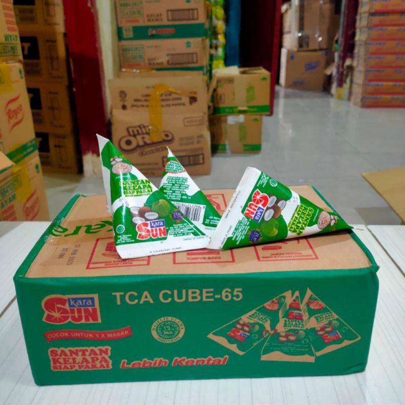 Sun Kara Coconut Milk Ready To Use 1 Carton Contains 26 Pcs | Shopee ...