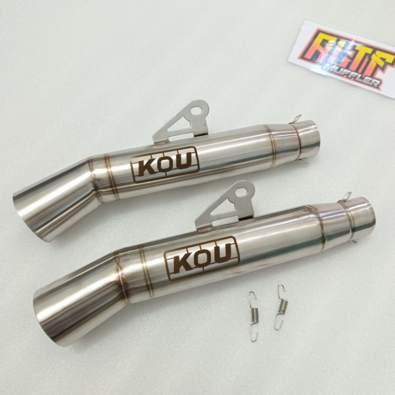 Aun Exhaust Super Open Canister pipe 51mm | Shopee Philippines