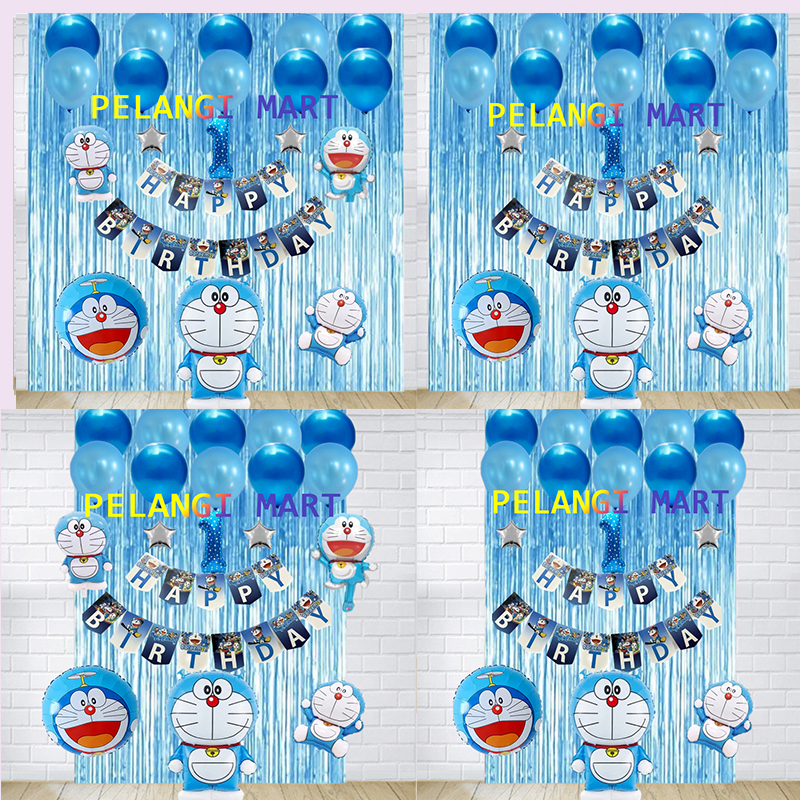 Doraemon Birthday Decoration Package/ Doraemon Birthday Package ...