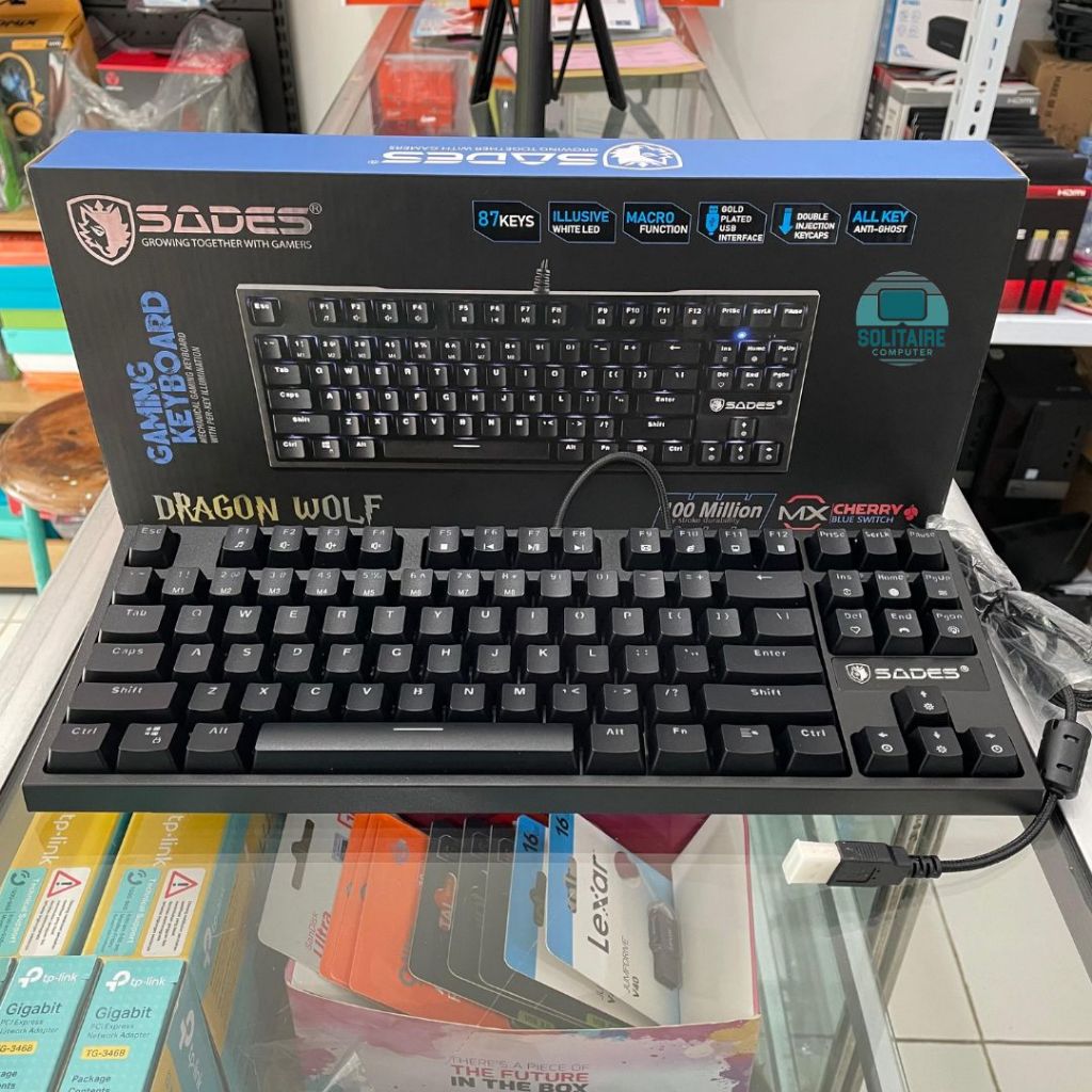 Sades Dragon Wolf Mechanical Gaming Keyboard | Shopee Philippines