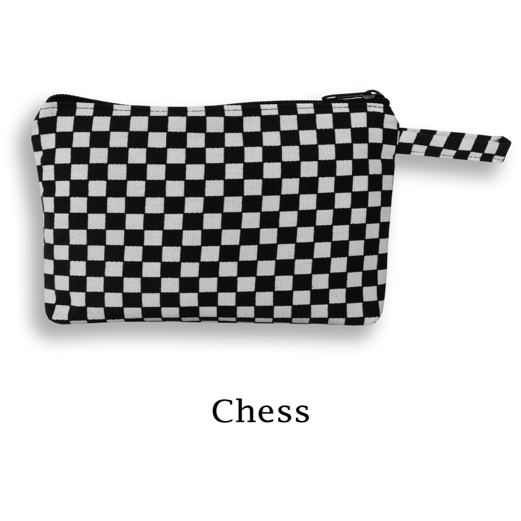 Thick CANVAS POUCH CAN BE FOR SOUVENIRS 20x15 CHESS MOTIF | Shopee ...