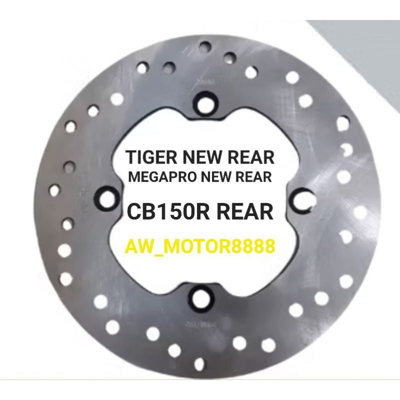 REAR DISC DISC TIGER NEW REAR / MEGAPRO NEW REAR / CB150R REAR DISC ...