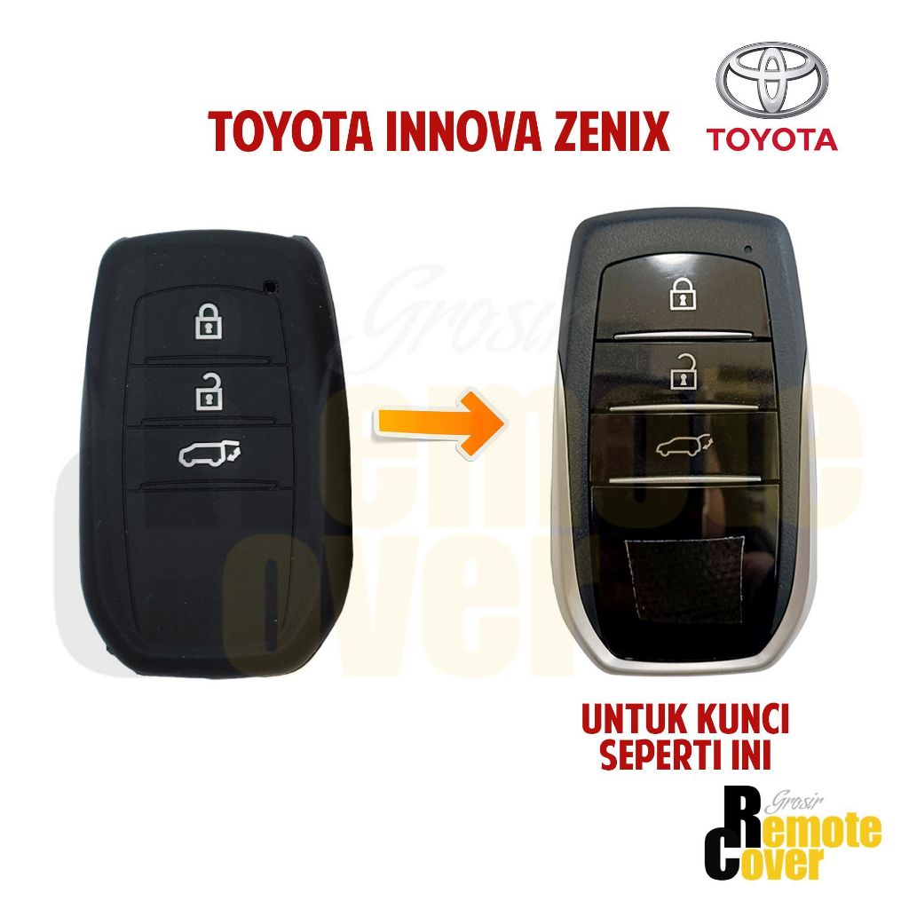 Silicone Key Remote Cover Cover Smartkey Toyota All New Kijang Innova ...