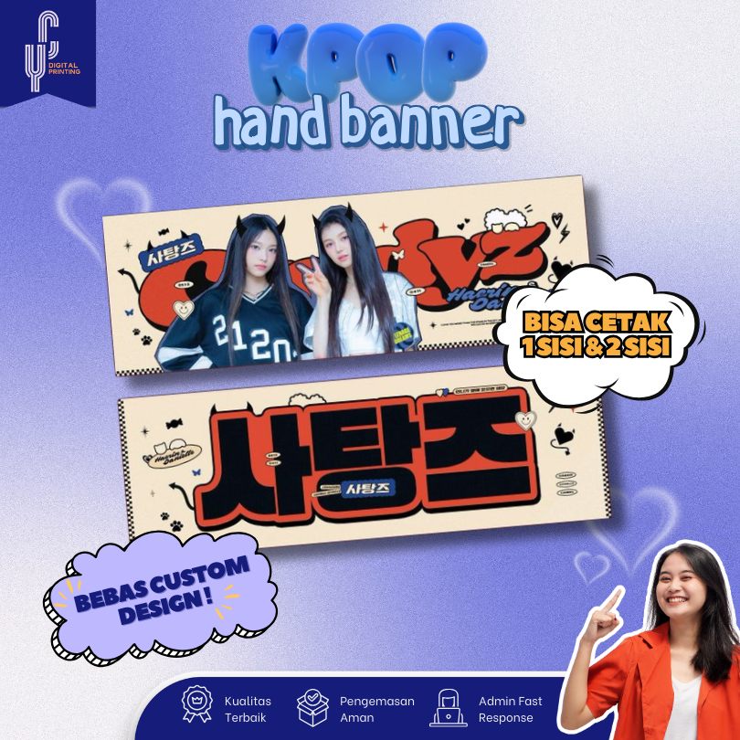 Print Hand Banner Handbanner Slogan Freebies Kpop Custom | Shopee ...