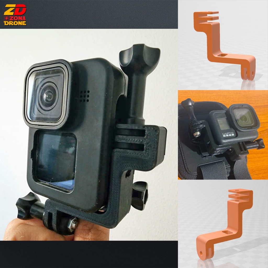 Gopro 9 10 11 12 Vertical Mount with Silicone Case | Shopee Philippines