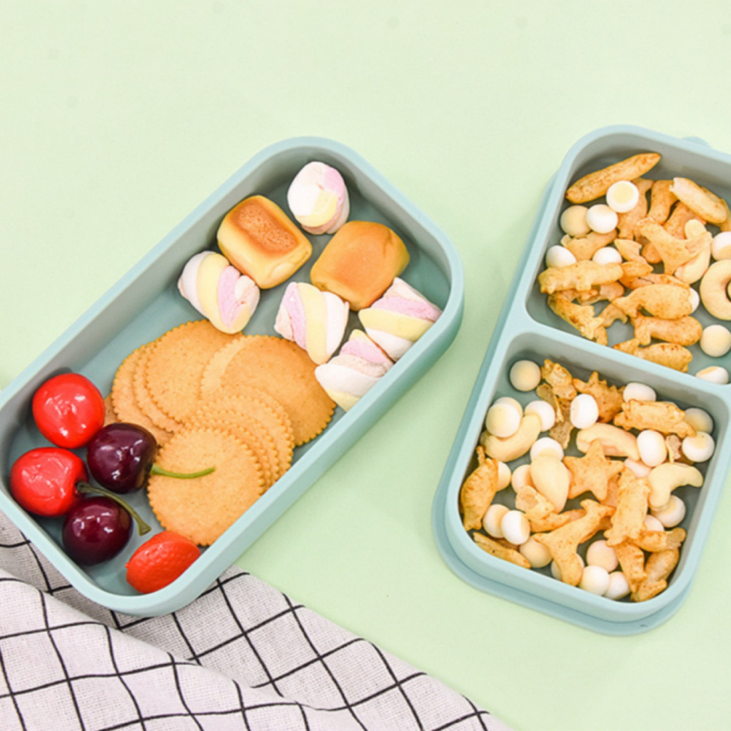 Keola Double Sided Silicone Rectangle Plate With Suction/Silicone ...