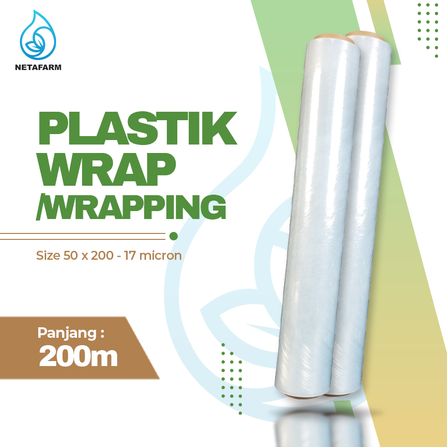 Plastic Wrap Plastic WRAPPING/ 50cm X 200m | Shopee Philippines