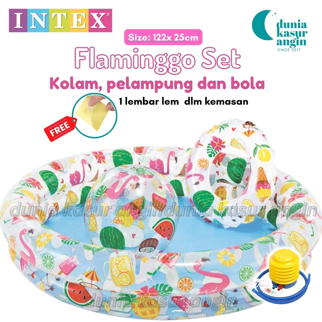 Intex Swimming Pool Set+Float+Ball Pool Set Pool Set Floating Ball ...