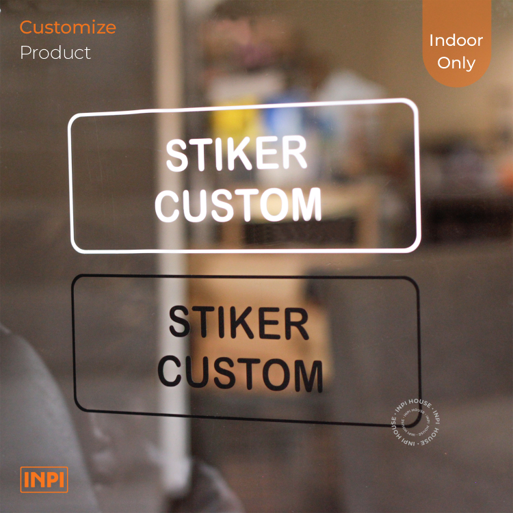 Custom Signage - own custom design - Oracal Doff Cutting Sticker 8 x 22 ...