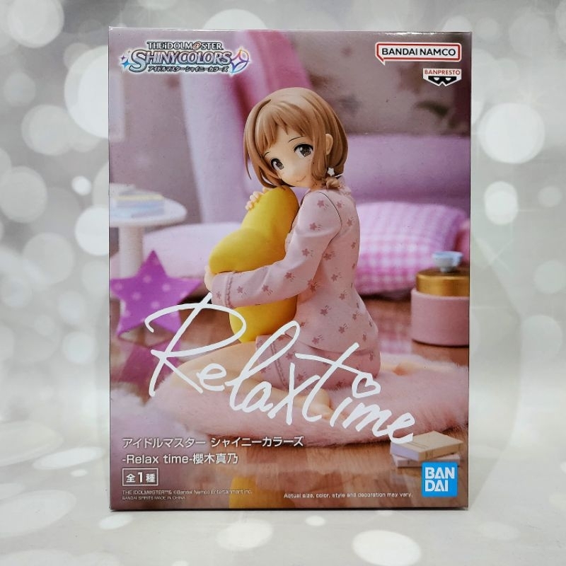Banpresto Figure Relax Time Shiny Colors Idolmaster Mano Sakuragi ...