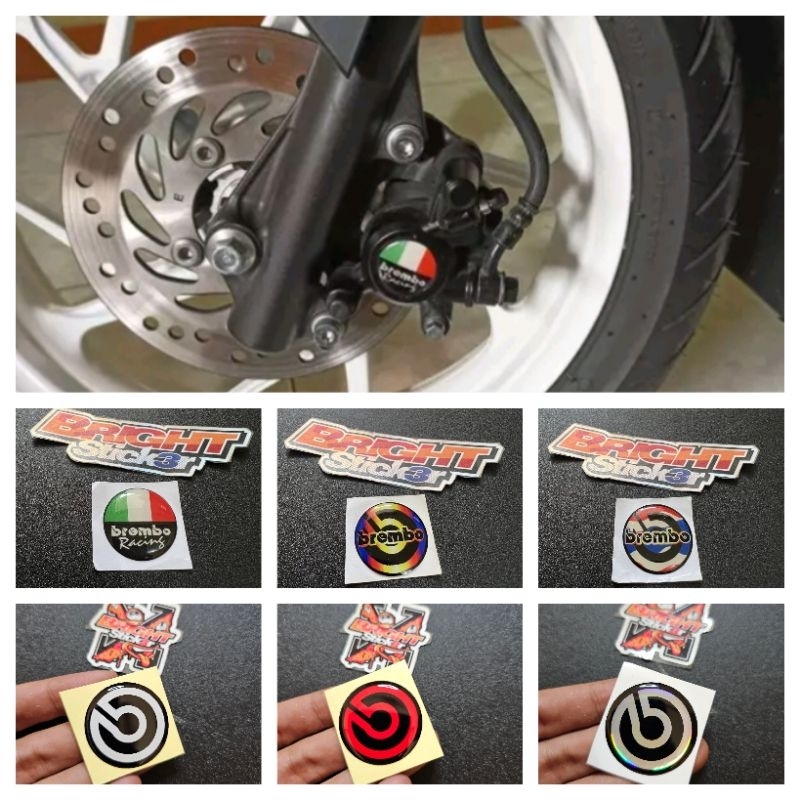 Embossed CALIPER EMBLEM STICKER | Shopee Philippines