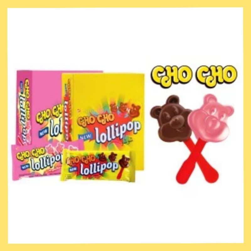 Chocho Chocolate Lollipops @10 gr (24 pcs/Box) | Shopee Philippines