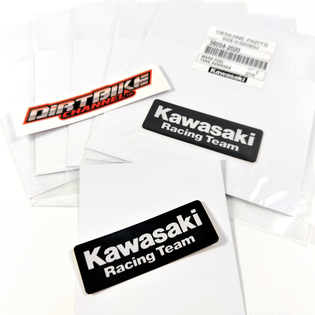 Kawasaki RACING TEAM Sticker Original Kawasaki KLX BF KX Dtracker Ninja ...
