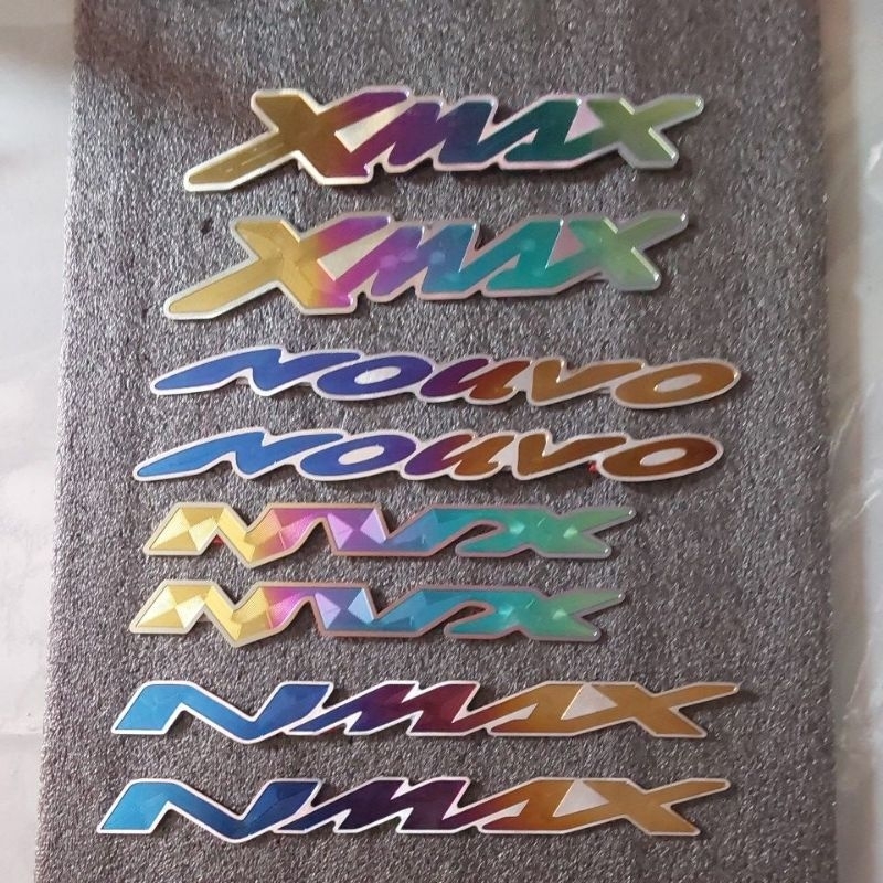 Titanium emblem yamaha mio, nouvo, lexi, nmax, xmax, soulgt, Y15zr ...