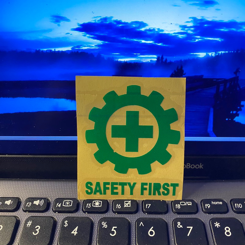 Cutting safety first stickers, more main security stickers for car ...