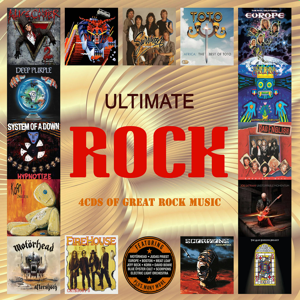 ULTIMATE ROCK audio cd - 4 Discs * WEST Songs * Rock Collection ...