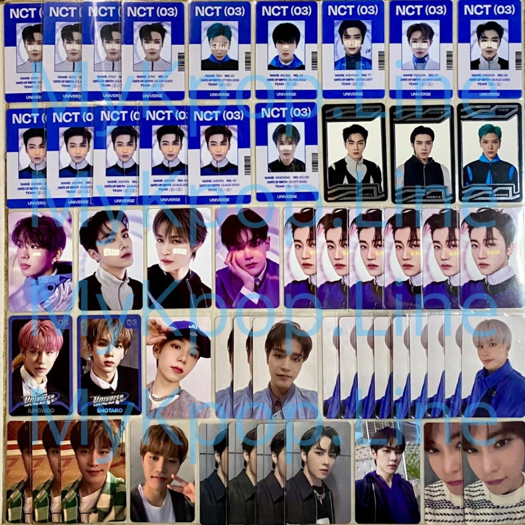 PC NCT Universe MD ID Card POB Mecima Photocard Official PVC Dream 127 ...