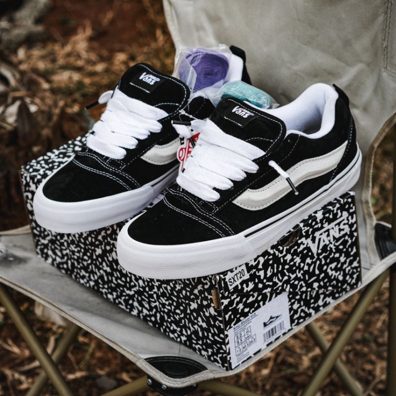 Vans VAULT KNU SKOOL VR3 LX x IMRAN POTATO BLACK WHITE ORIGINAL ...