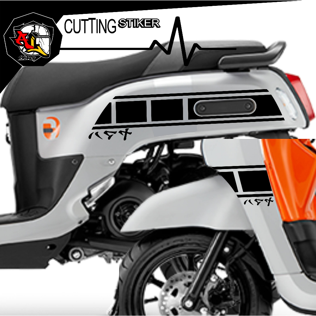 FAZZIO CUTTING STICKER/SCF.397/SPEL FAZZIO STRIPING/YAMAHA JAPAN STIKER ...
