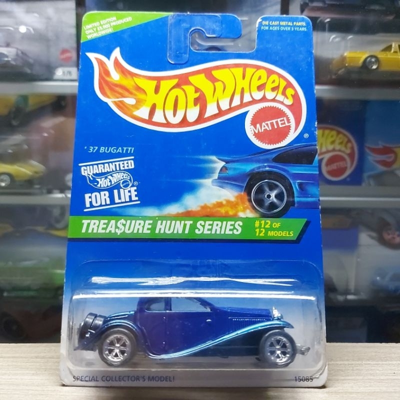 Hot WHEELS 37 BUGATTI - NOT MINT/ BUBBLE Bad - TREASURE HUNT - THS ...
