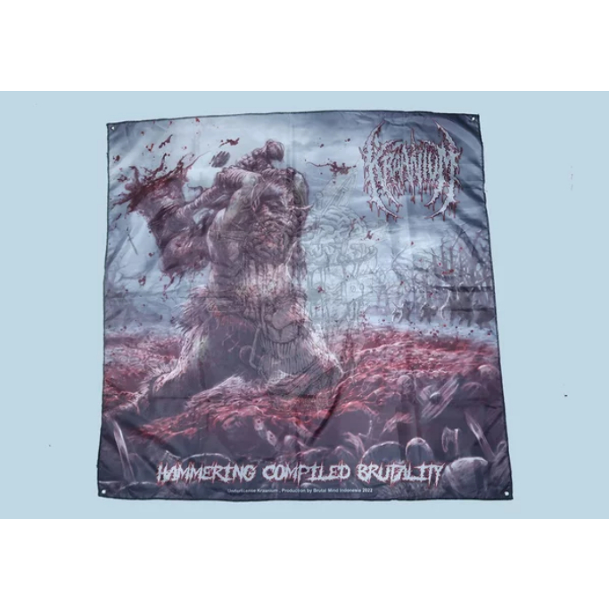 Flag - KRAANIUM - Hammering Compiled Brutality | Shopee Philippines