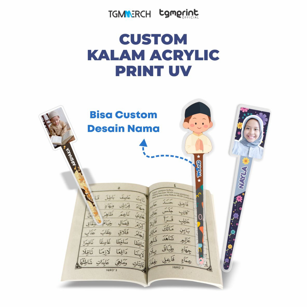 Tgm MERCH - Custom Kalam Acrylic UV Printed Al-Quran Pointer | Shopee ...