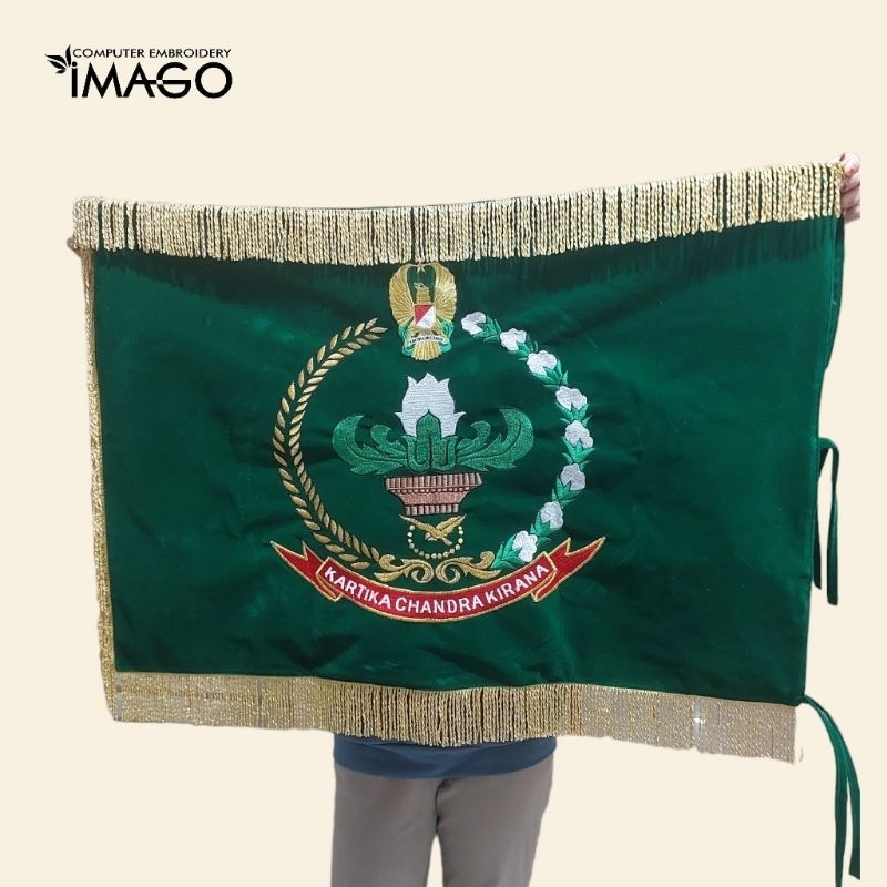 Embroidered Persit RI Pataka Flag 60 x 90 Cm | Shopee Philippines
