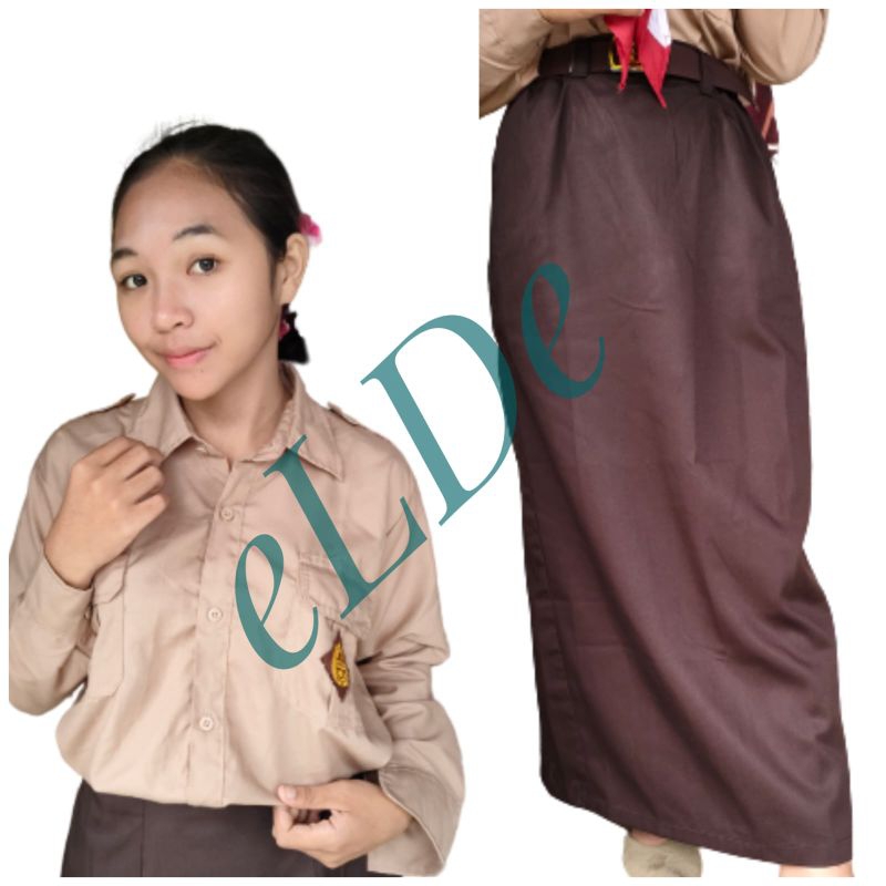 Scout Raising School Uniform Suits Long And Back Slit Skirt Junior High ...
