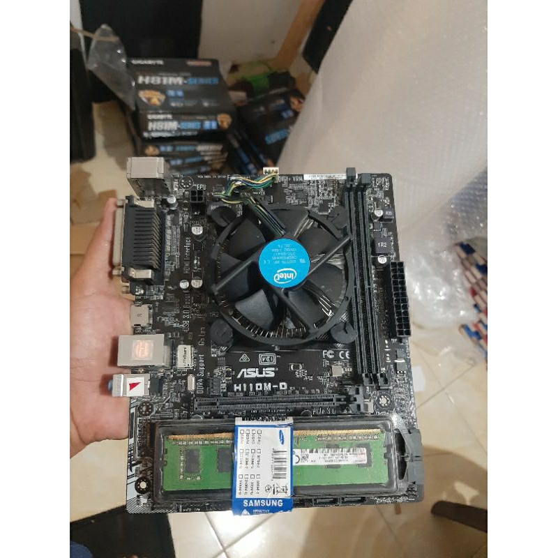 Asus H110 PROC G4560 FAN ddr4 4gb package | Shopee Philippines