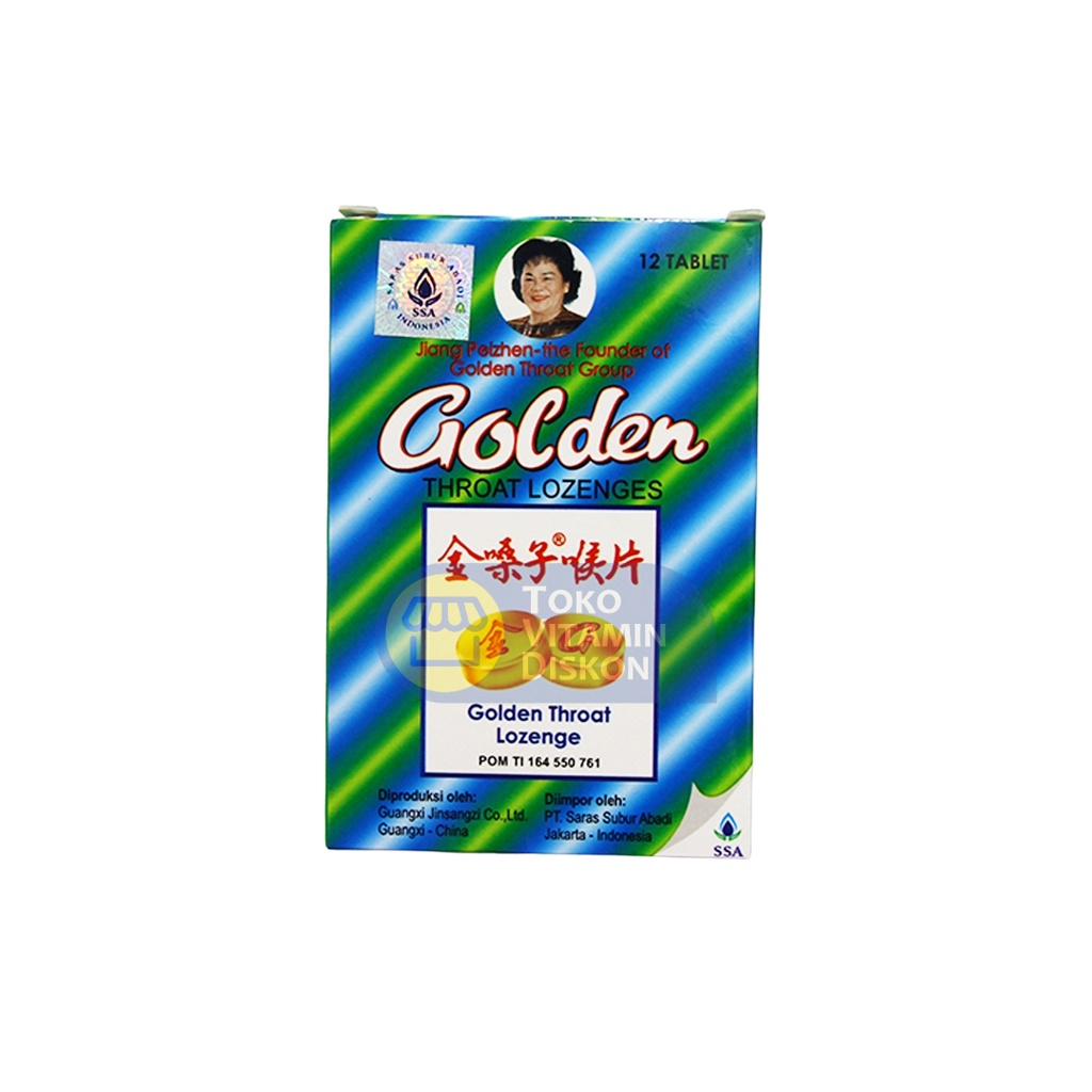 Golden THROAT LOZENGES 12 TAPS THROAT LOZENGES Candy SSA | Shopee ...
