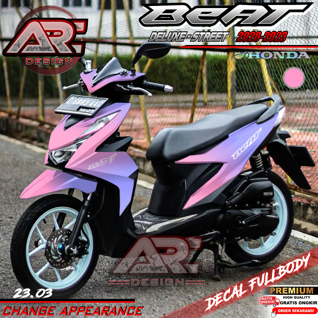 Newest Decal Sticker Honda Beat DELUXE STREET 2020 2021 2022 2023 Full ...
