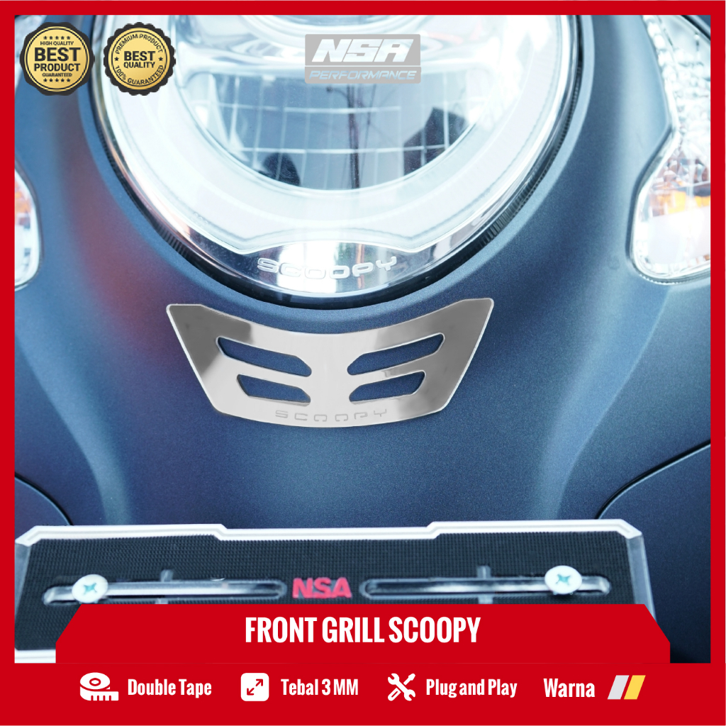 NSA SCOOPY ACCESSORIES NEW FRONT GRILL DUMMY CLASSIC FRONT GRILL SCOOPY ...