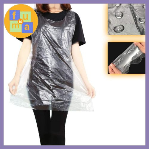 Disposable Transparent Plastic Apron disposable Adult / Non-Medical ...