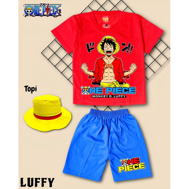 The Newest LUFFY ONE PIECE Children's Suit Has A Very Cute LUFFY Hat ...